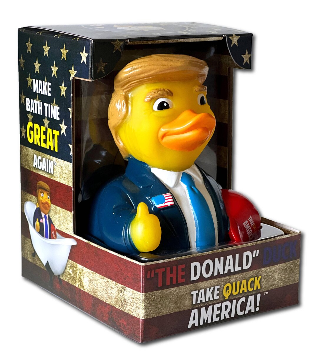 The "donald" Duck Rubber Duck - Etsy