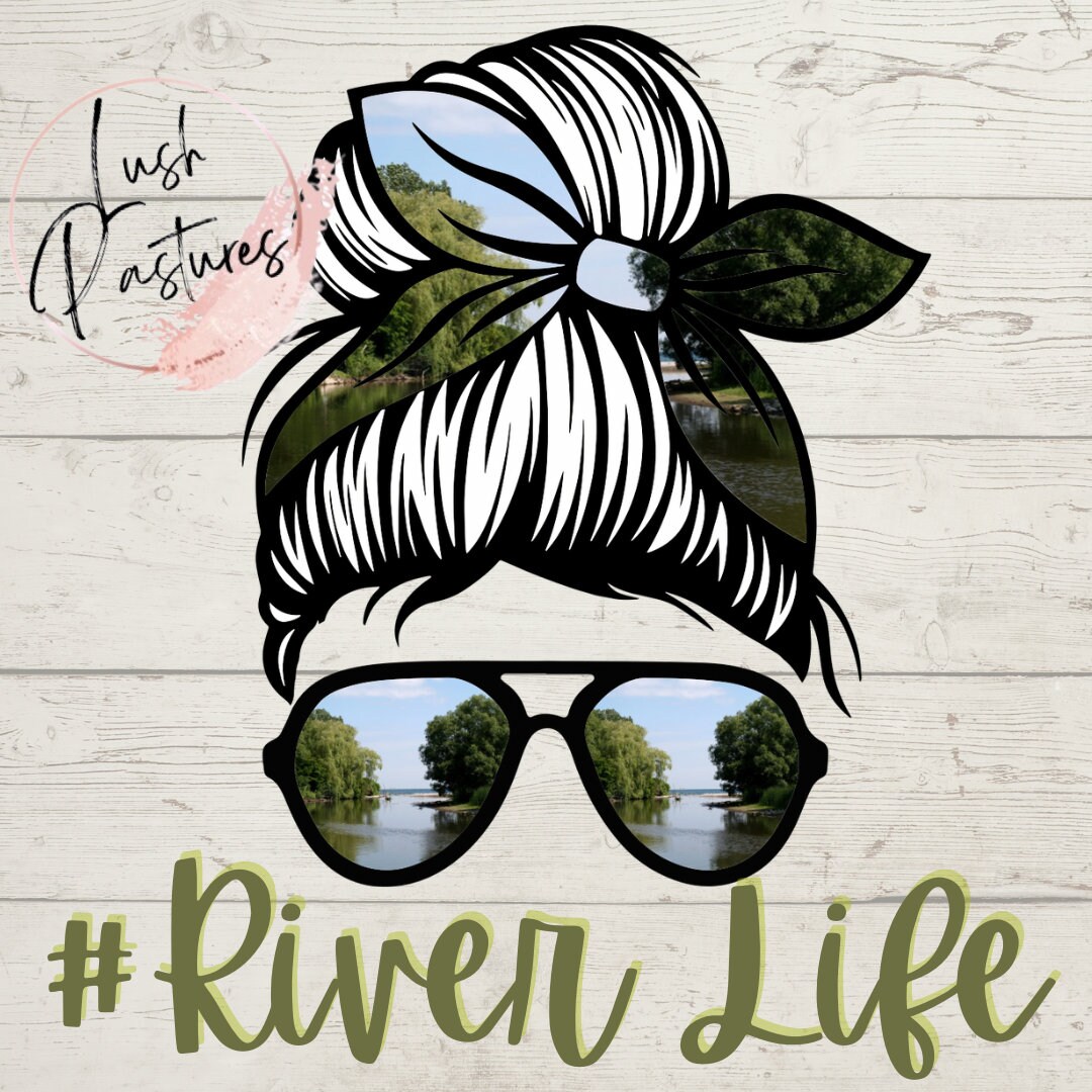 River Life Fishing Outdoors PNG File ONLY - Etsy