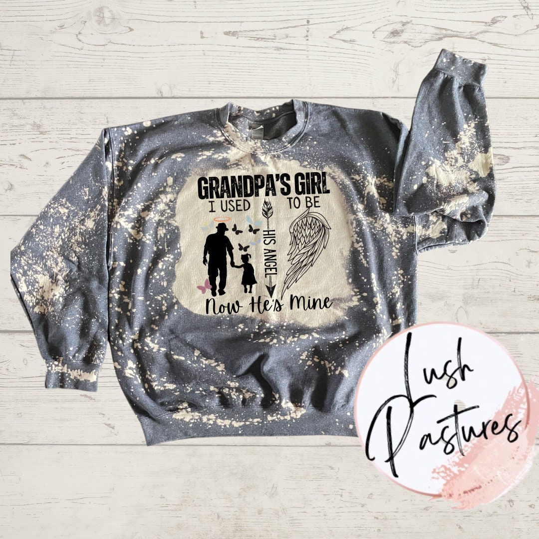 Grandpas Girl I Used to Be His Angel Now He is Mine PNG - Etsy