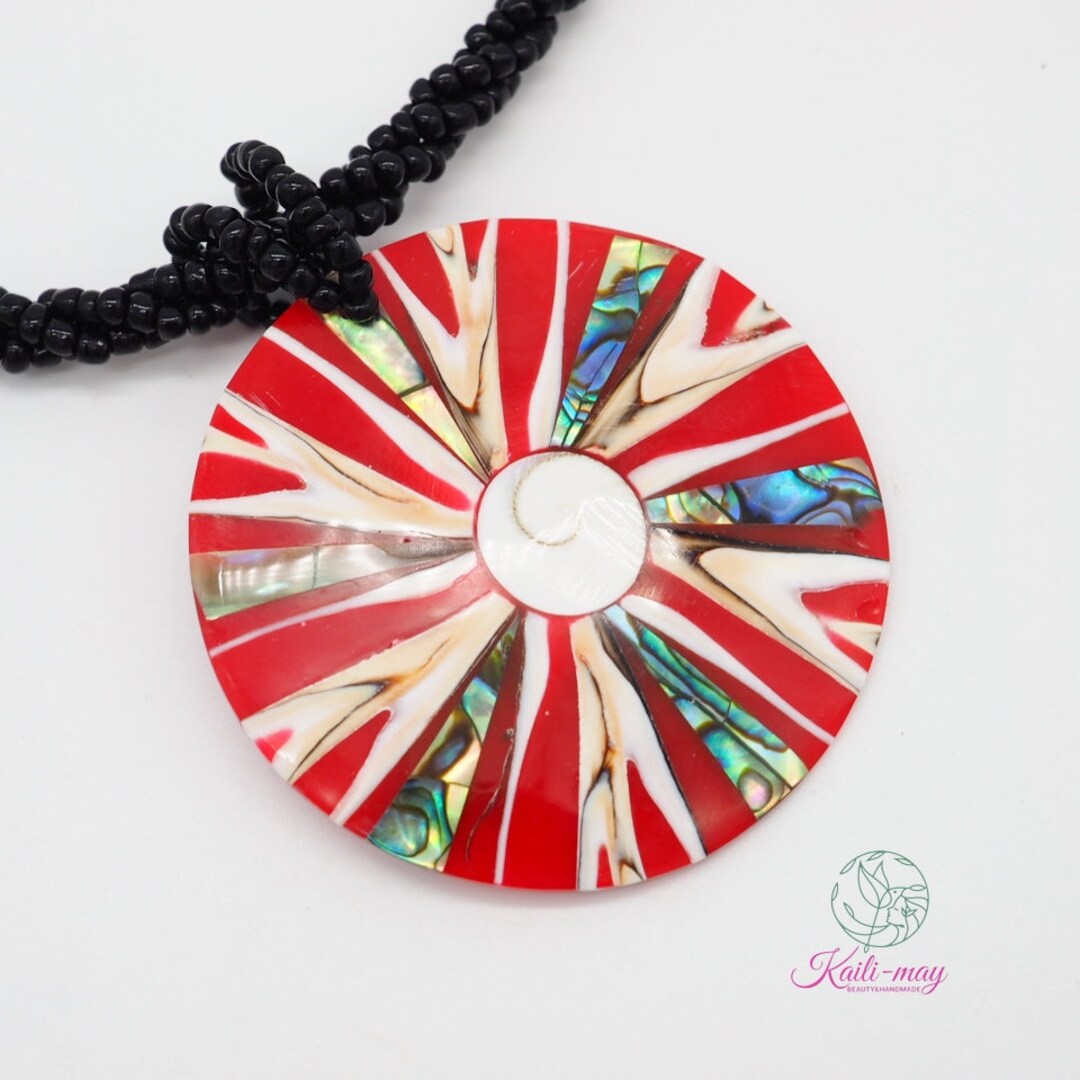Abalone Shell Shiva Shell Pendant Necklace - Etsy