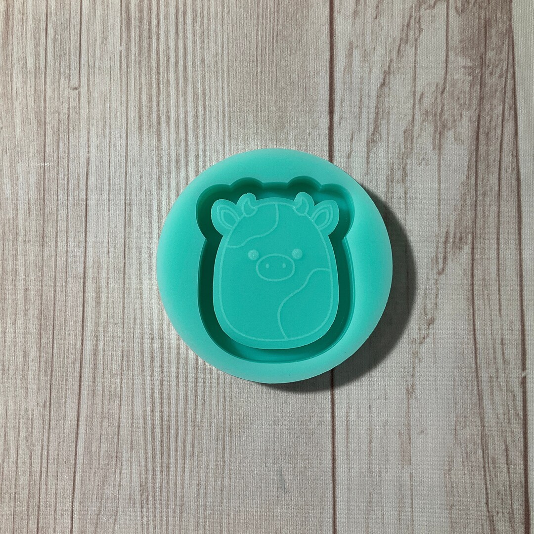 Cute Cow Resin Mold/ Keychain Mold/ Kawaii Mold/ Crafting Mold ...