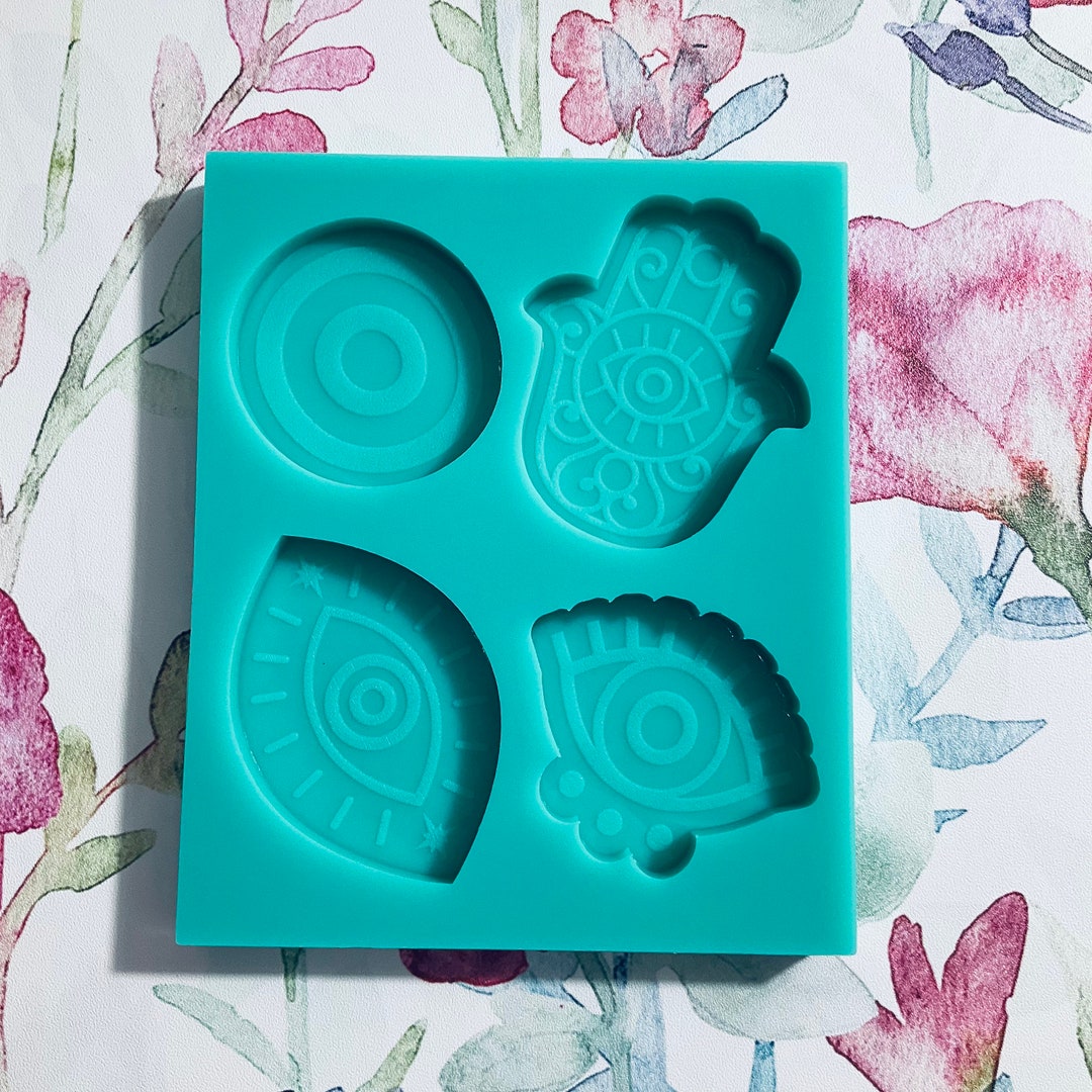Evil Eye Protection Shaker Mold, Mold for Epoxy Resin, Resin Crafting ...