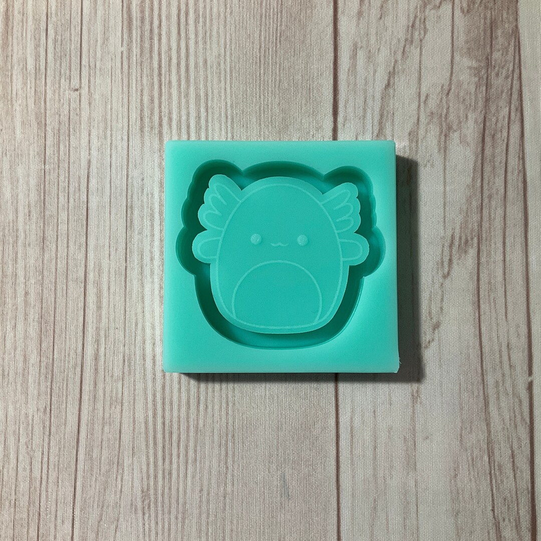 Axolotl Squish Resin Mold/ Keychain Mold/ Kawaii Mold/ Crafting Mold ...