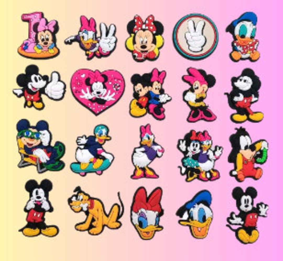 Disney Croc Charms, 15 Designs, Croc Charms, Novelty Croc Charms, Shoe ...