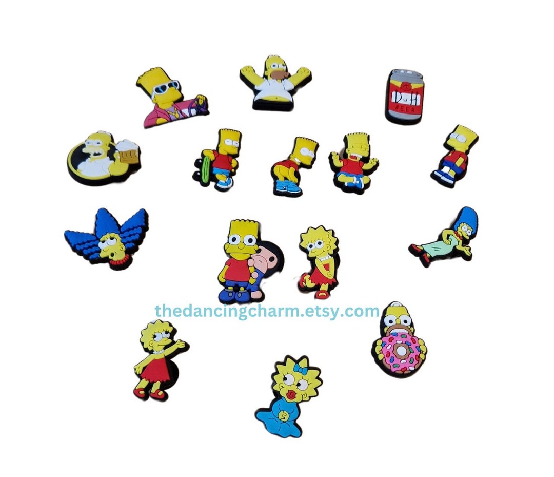 The Simpsons Croc Charms, Simpsons Shoe Charms, Simpsons Shoe ...