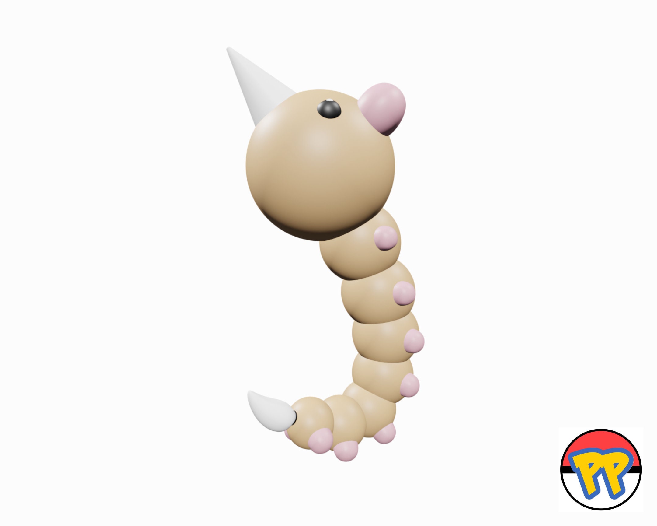 Weedle Life-sized STL 3D Printing Pokemon Files (fan Art), Digital ...