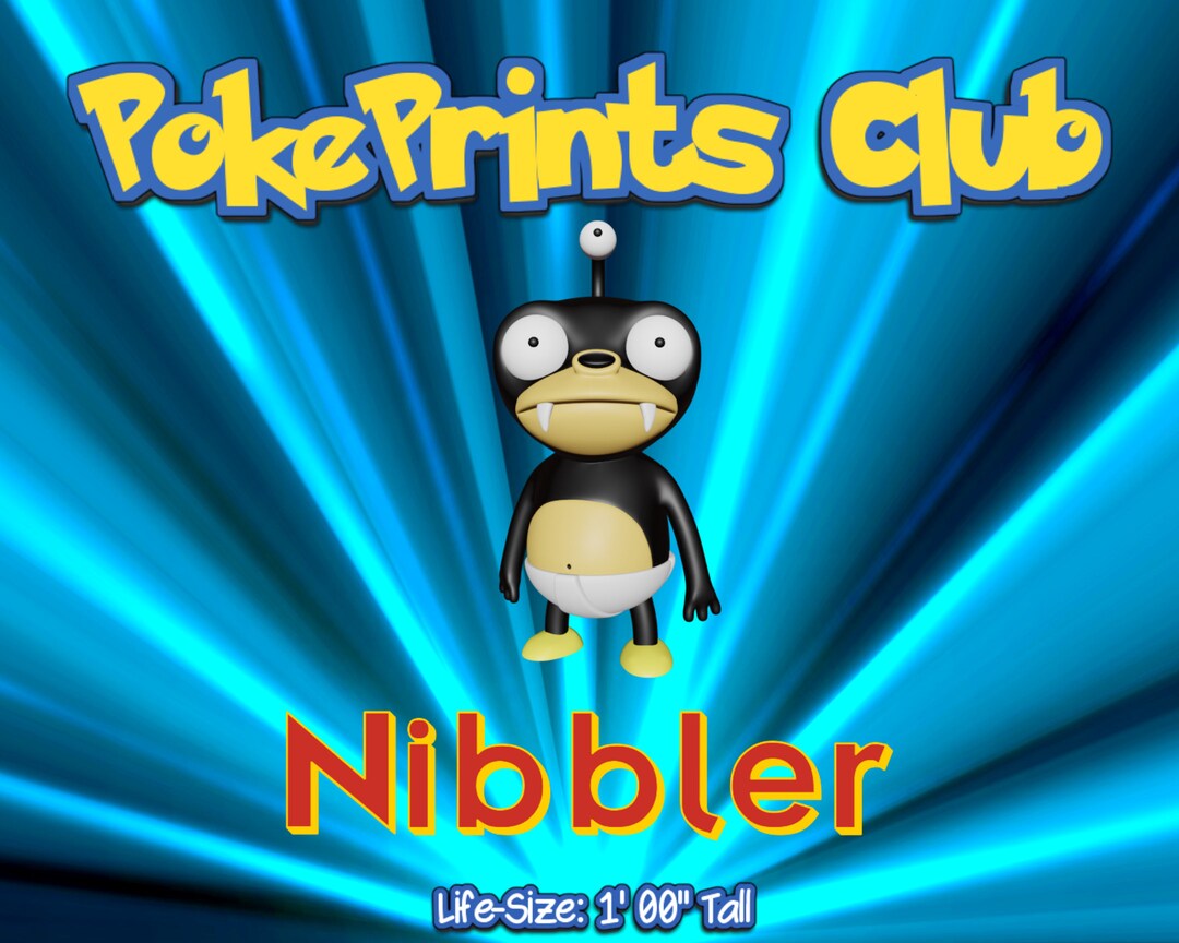 Nibbler Life-sized STL 3D Printing Futurama Files (fan Art), Digital ...