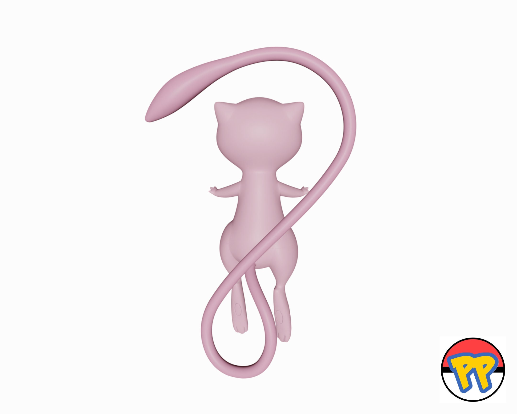 Mew Life-sized STL 3D Printing Pokemon Files (fan Art), Digital ...