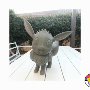 Eevee Life-sized STL 3D Printing Pokemon Files (fan Art), Digital ...