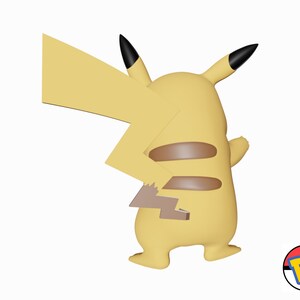 Pikachu Life-sized STL 3D Printing Pokemon Files (fan Art), Digital ...