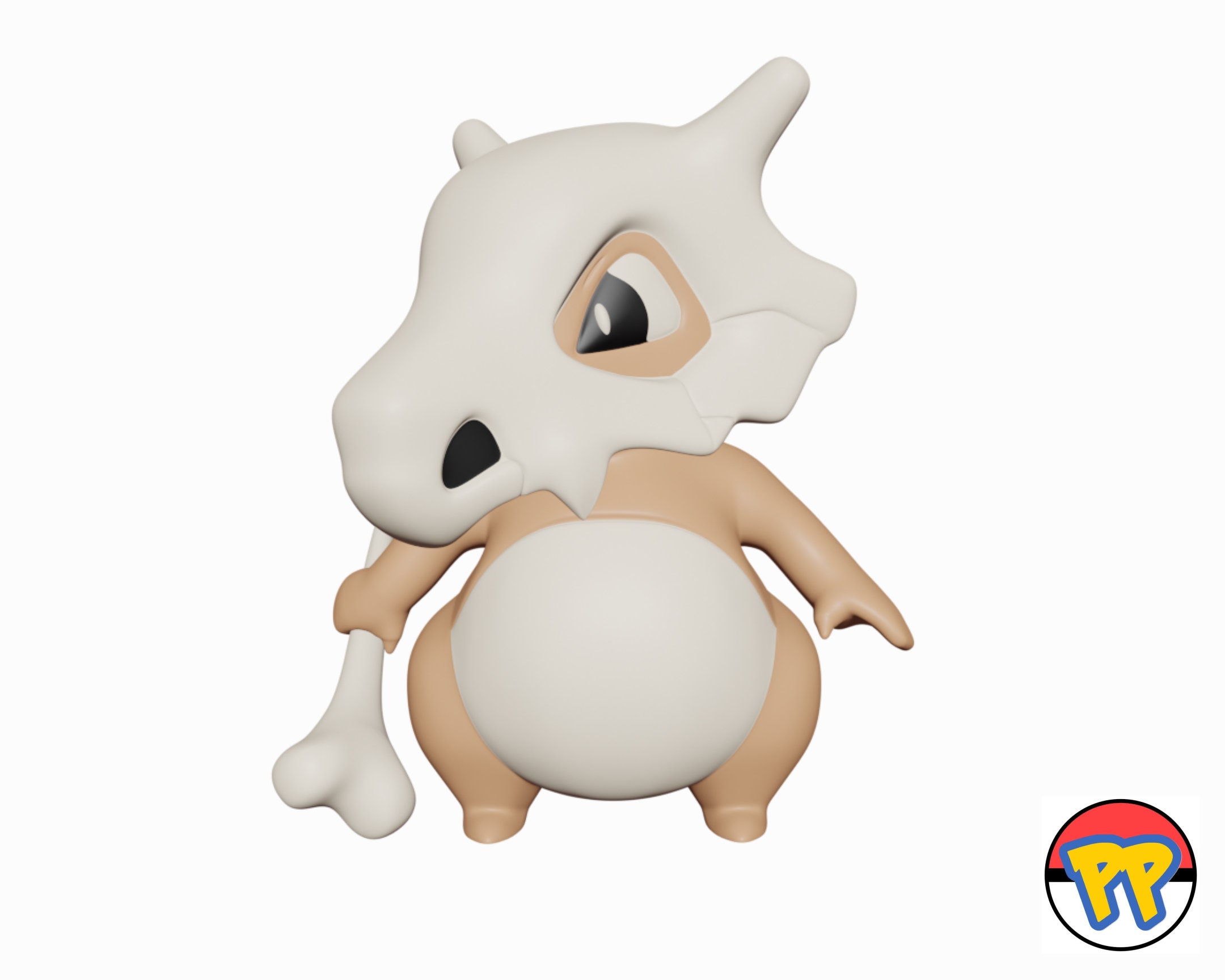 Cubone Life-sized STL 3D Printing Pokemon Files (fan Art), Digital ...