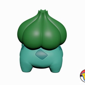 Bulbasaur Life-sized STL 3D Printing Pokemon Files (fan Art), Digital ...