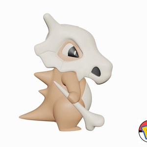Cubone Life-sized STL 3D Printing Pokemon Files (fan Art), Digital ...
