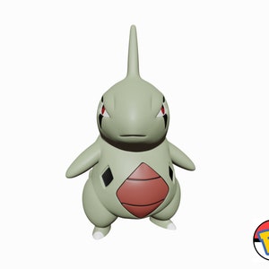 Larvitar Life-sized STL 3D Printing Pokemon Files (fan Art), Digital ...
