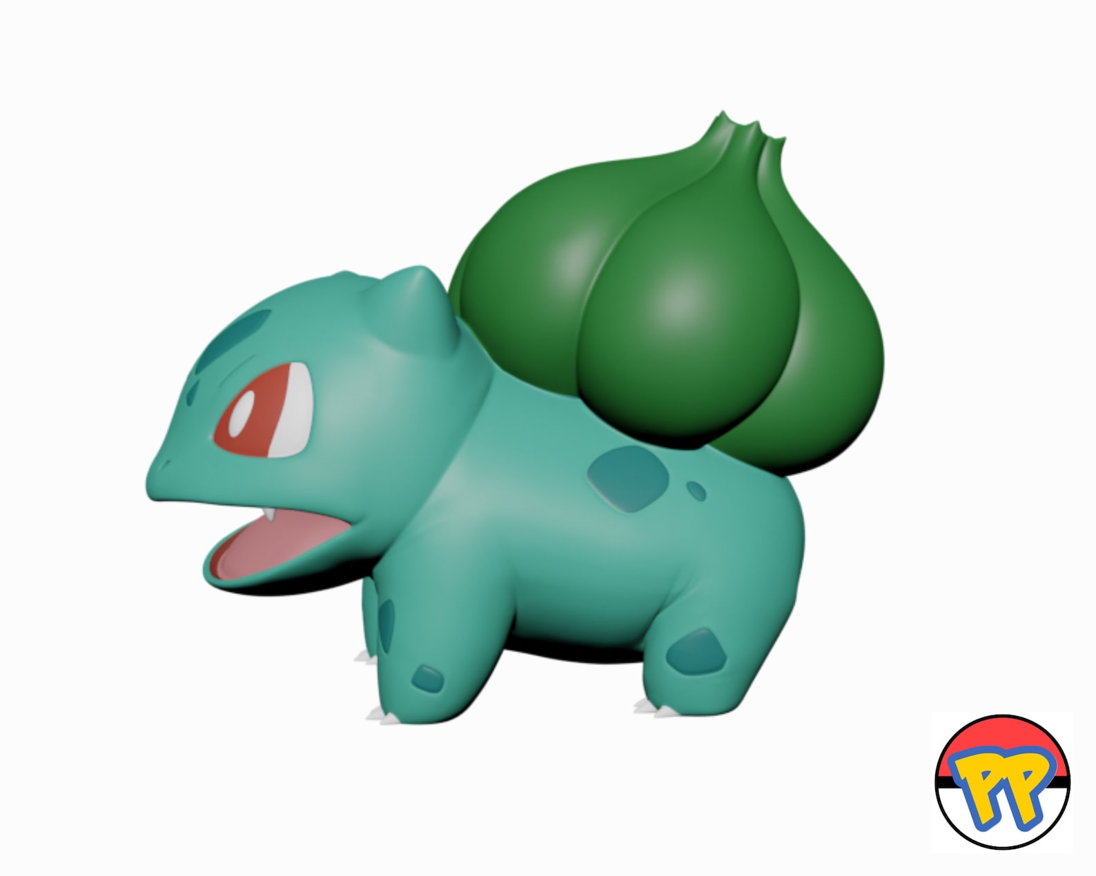 Bulbasaur Life-sized STL 3D Printing Pokemon Files (fan Art), Digital ...