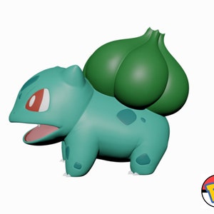 Bulbasaur Life-sized STL 3D Printing Pokemon Files (fan Art), Digital ...