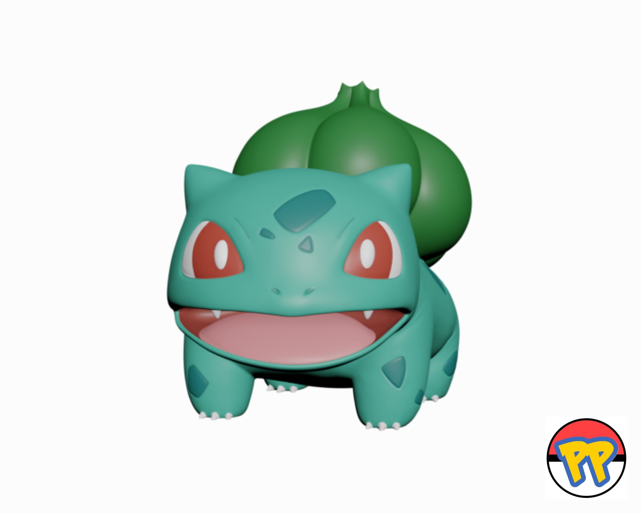 Bulbasaur Life-sized STL 3D Printing Pokemon Files (fan Art), Digital ...