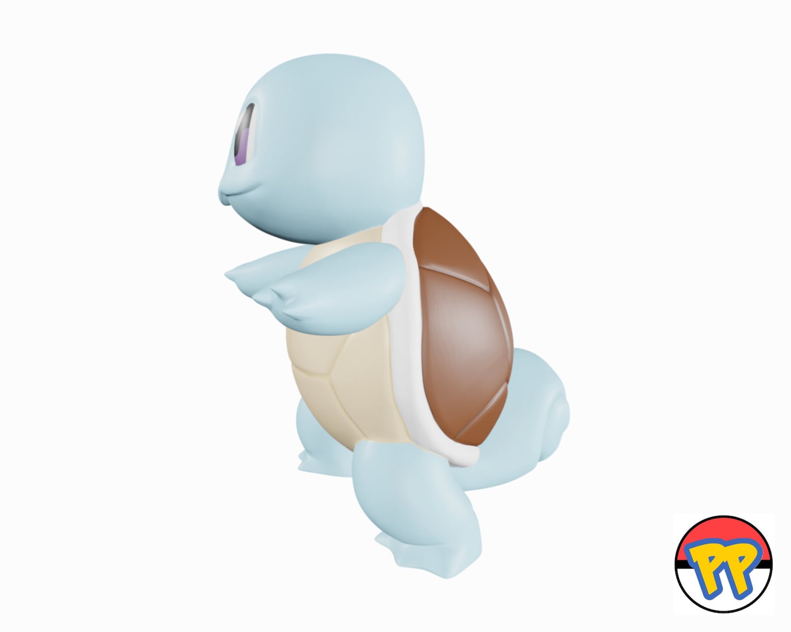 Squirtle Life-sized STL 3D Printing Pokemon Files (fan Art), Digital ...