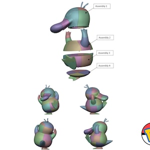 Psyduck Life-sized STL 3D Printing Pokemon Files (fan Art), Digital ...