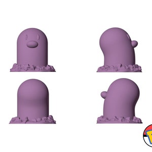 Diglett Life-sized STL 3D Printing Pokemon Files (fan Art), Digital ...