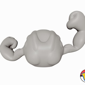 Geodude Life-sized 3D Printing STL Files fan Art - Etsy