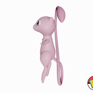 Mew Life-sized STL 3D Printing Pokemon Files (fan Art), Digital ...