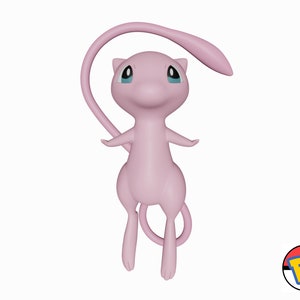 Mew Life-sized STL 3D Printing Pokemon Files (fan Art), Digital ...