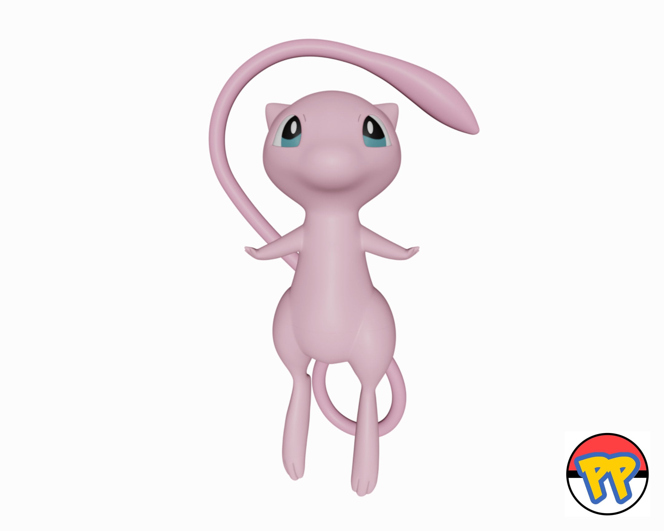 Mew Life-sized STL 3D Printing Pokemon Files (fan Art), Digital ...