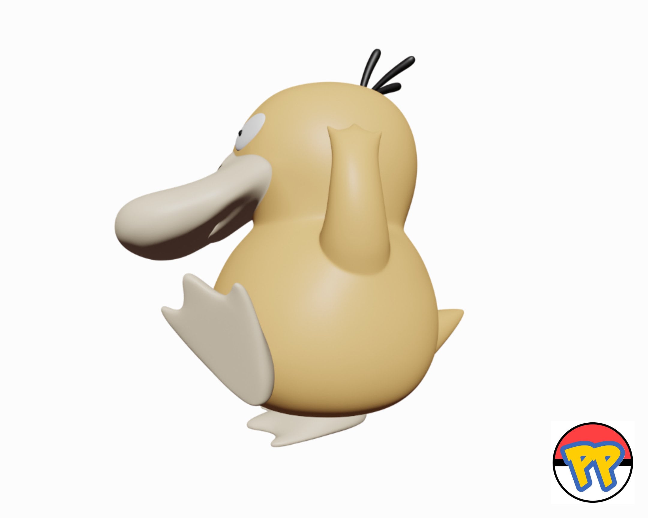 Psyduck Life-sized STL 3D Printing Pokemon Files (fan Art), Digital ...