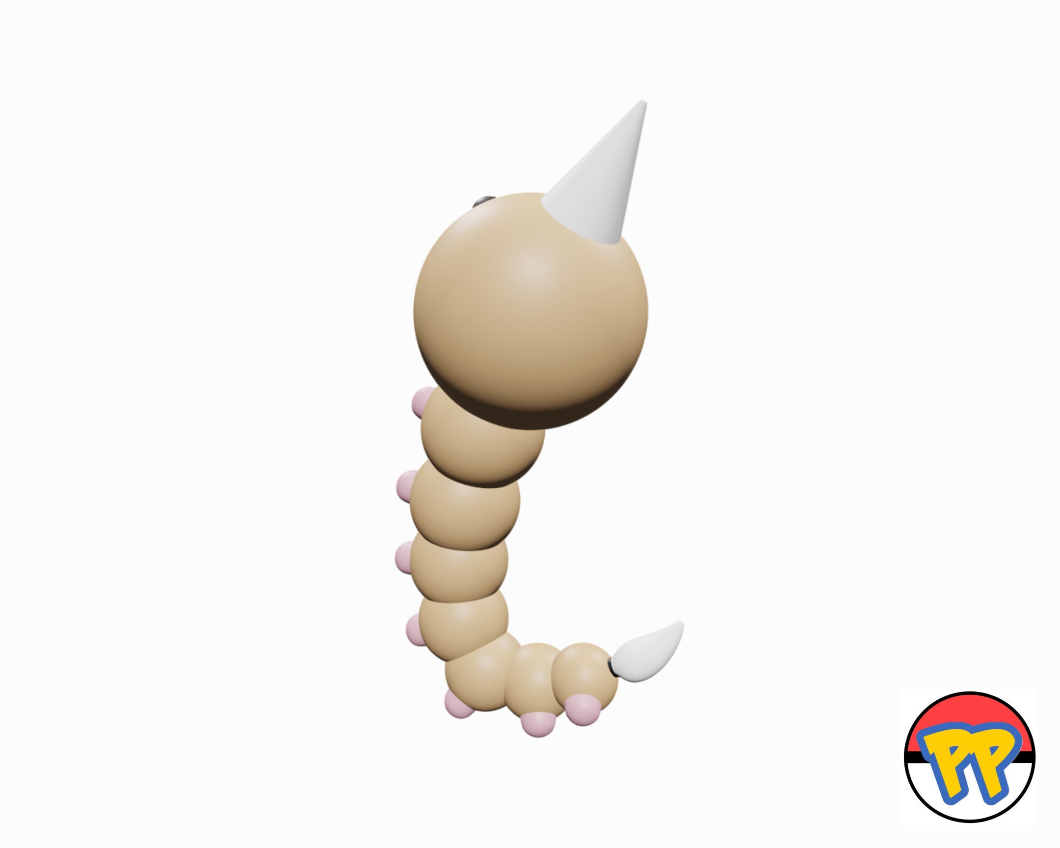 Weedle Life-sized STL 3D Printing Pokemon Files (fan Art), Digital ...