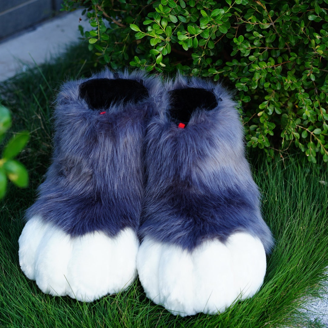 Grey Feet Paws Fursuit Kemono Toony Kigurumi Fursona Kawaii - Etsy