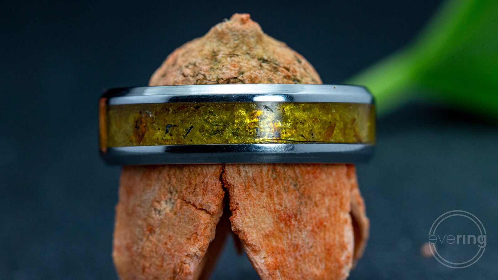 Amber Stainless Steel Ring - Etsy