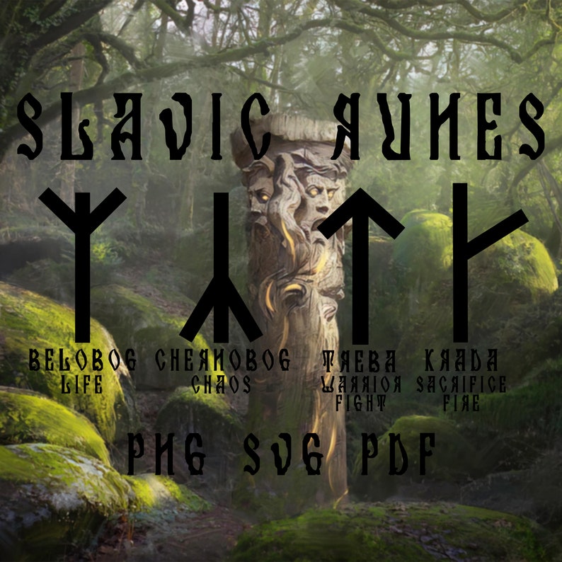 Slavic Runes | Polish Pagan Runes | Slavic Runic Phonetic Alphabet ...