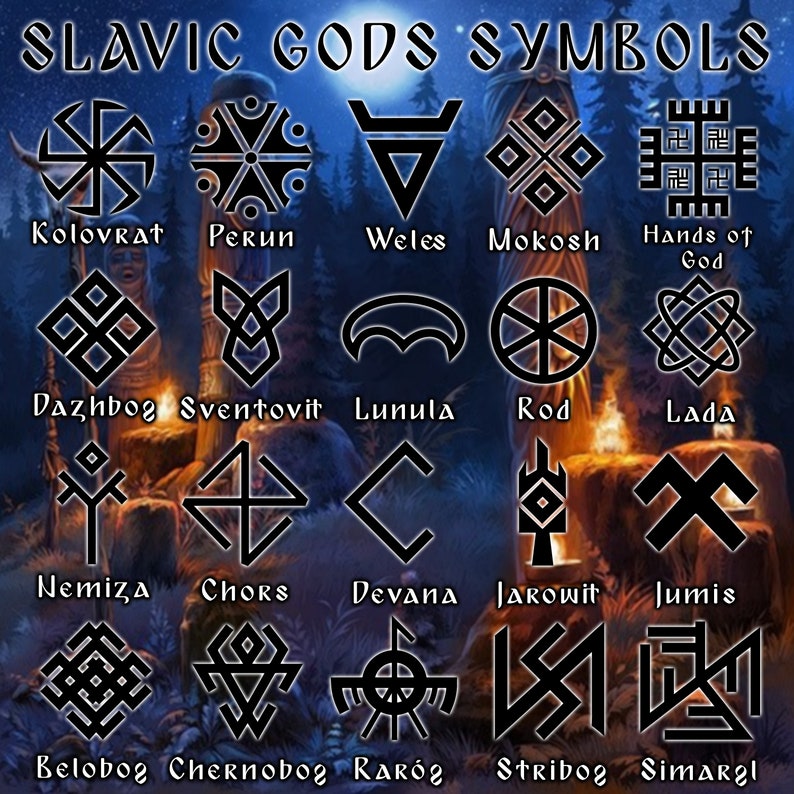Slavic Symbols | Slavic Gods Symbols | Slavic Paganism | Slavic Mythology | Pantheon of Slavic ...