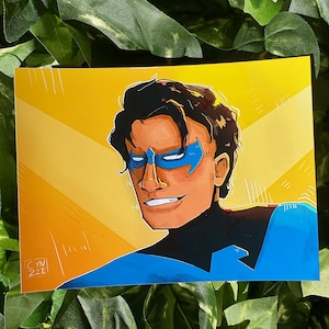 Nightwing Print - Etsy