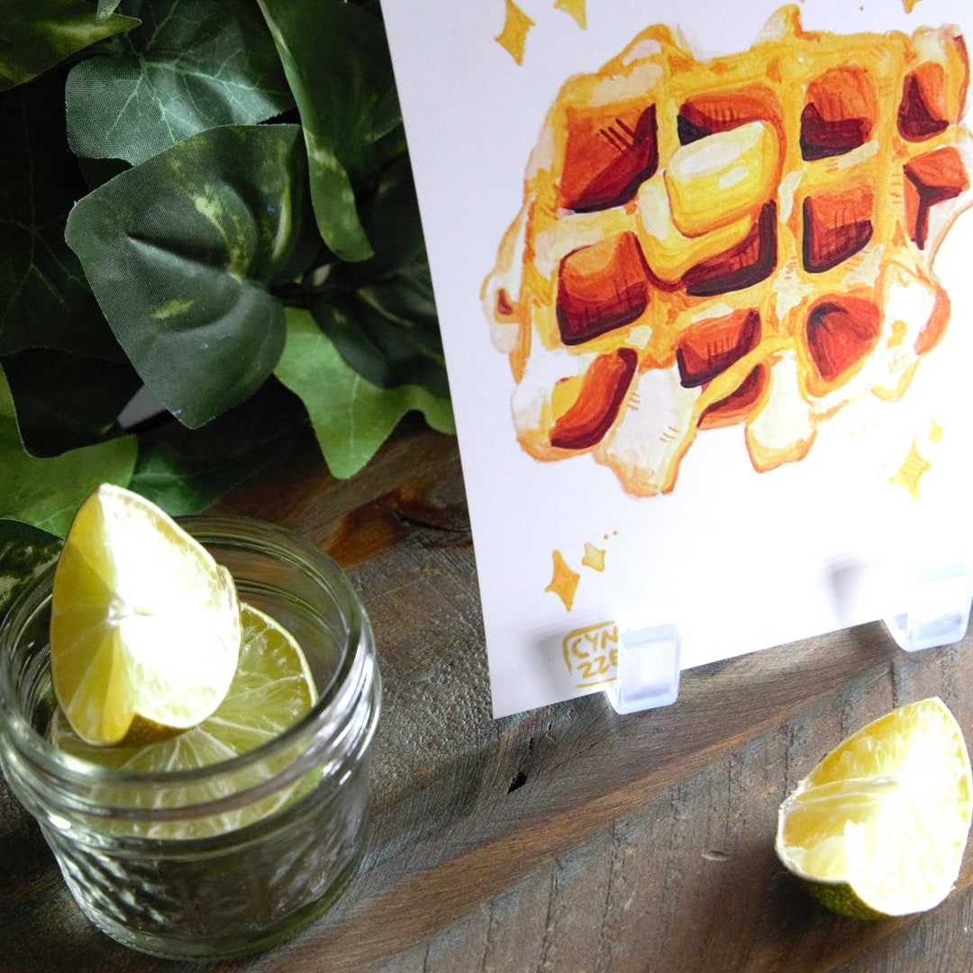 Waffle Print - Art Print - Etsy