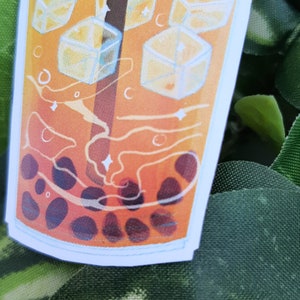 Starry Boba Tea Sticker - Etsy