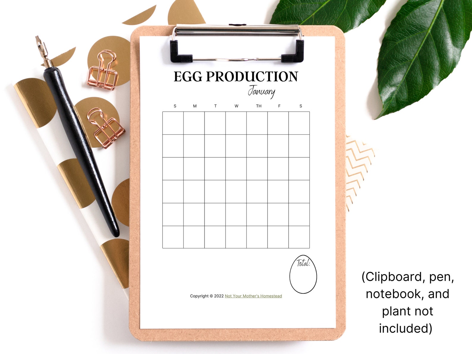 Printer Friendly Egg Production Tracker | Printable Backyard Chickens ...
