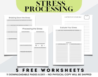 Trauma Processing Journal Pages Daily Self Care Mental - Etsy