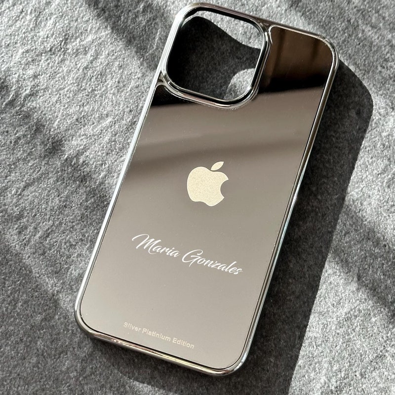 Silver iPhone Case - Etsy