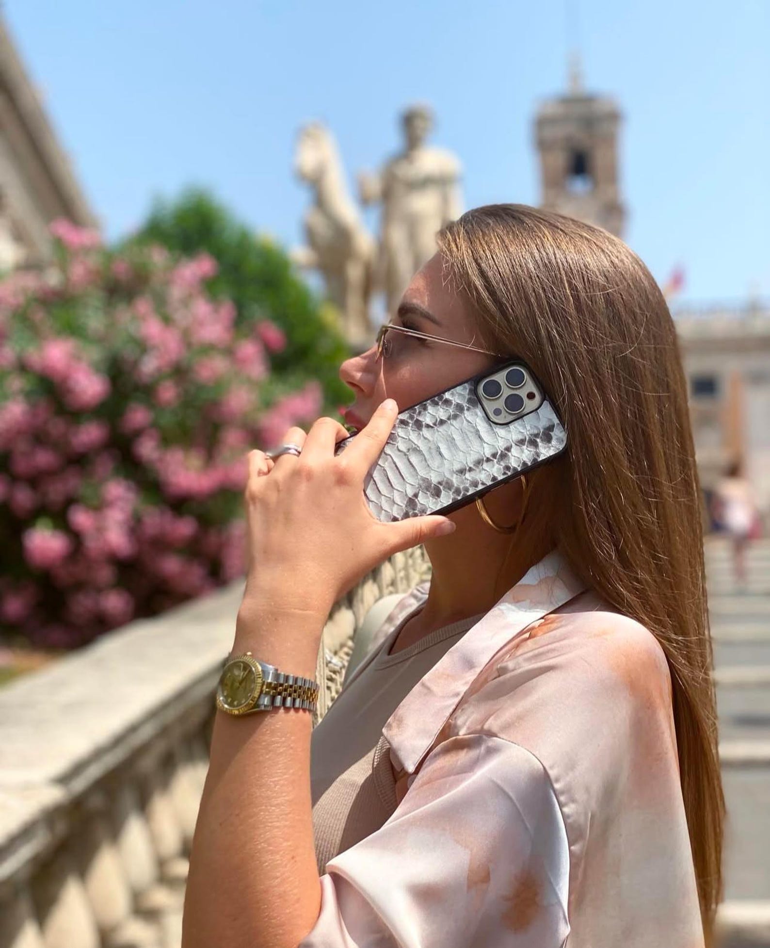 Real Python Leather iPhone 16 15 14 Case , Customized iPhone 16 Pro ...