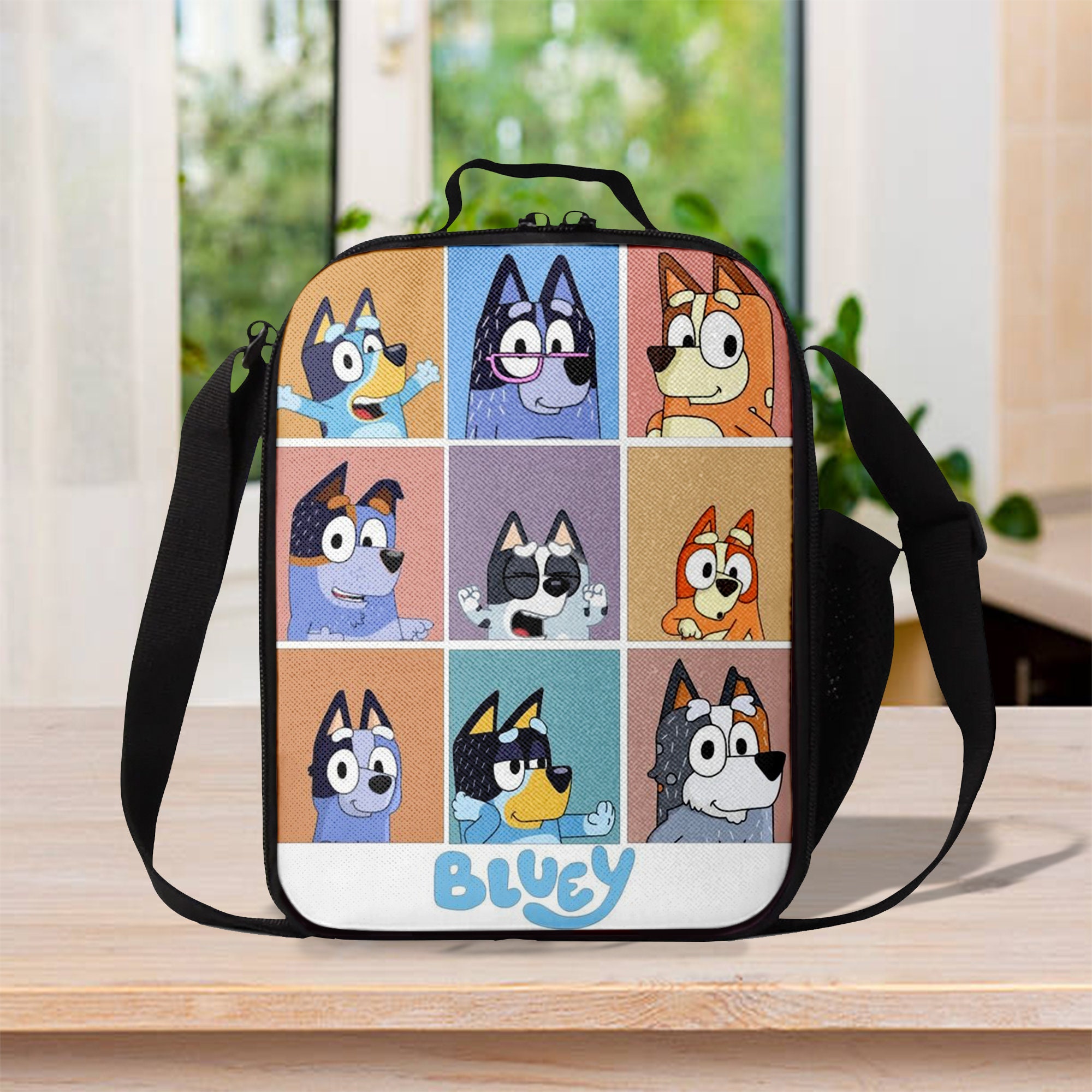 Bluey Lunch Bag, Custom Bluey and Bingo Lunch Bag, Personalised Lunch ...