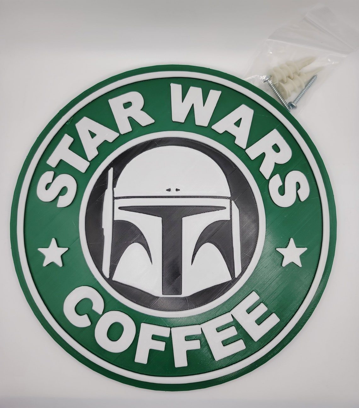Star Wars Starbucks Sign Boba Fett Star Wars Coffee Bar | Etsy