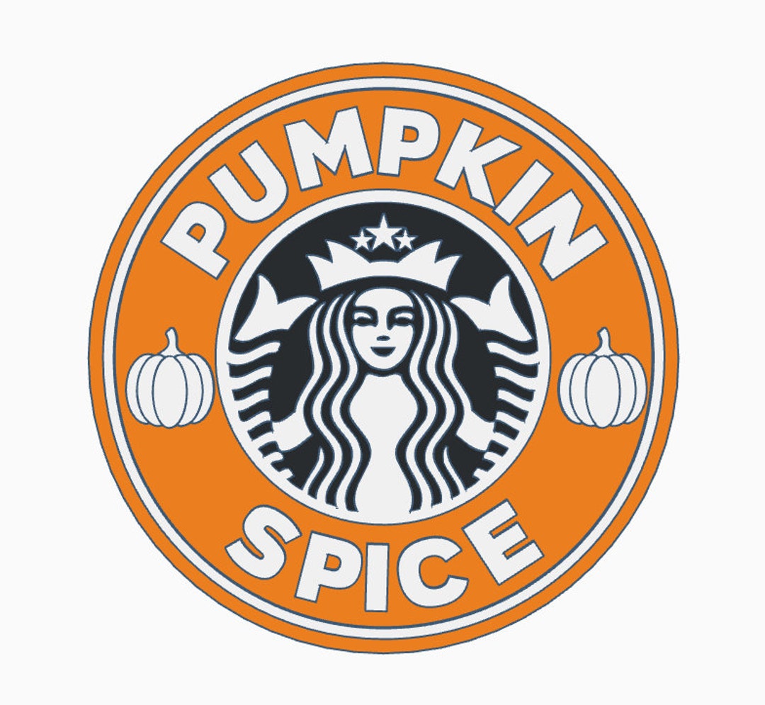 Pumpkin Spice Starbucks Sign - Coffee Bar Sign - Etsy