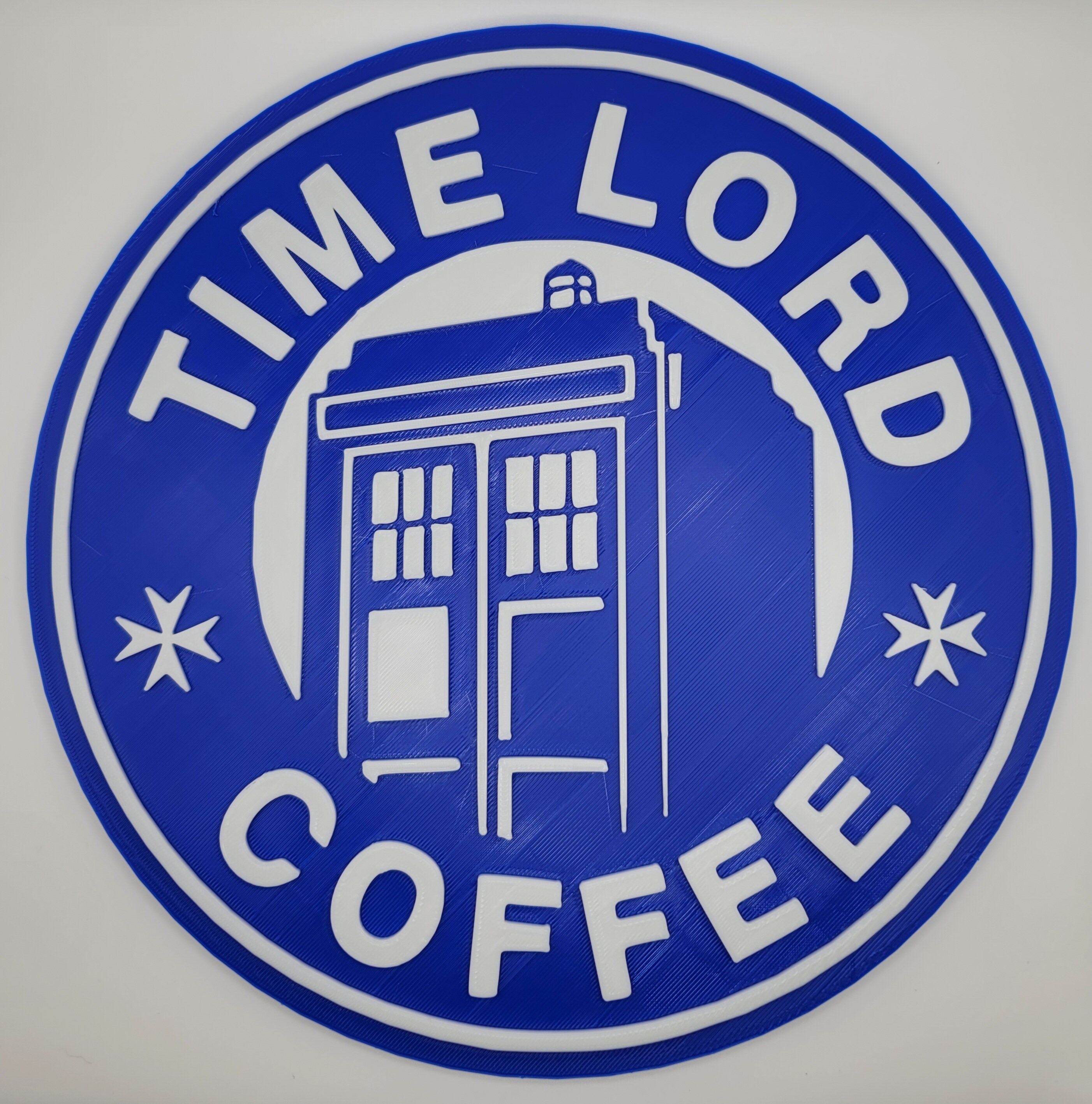 Doctor Who Starbucks Sign Tardis Time Lord Coffee Bar - Etsy UK