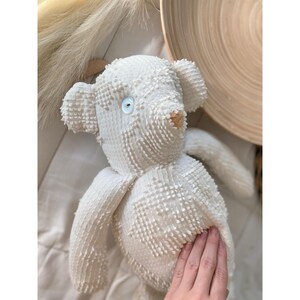 Vintage Handmade Old Tyme Chenille Plush Teddy Bear - Etsy