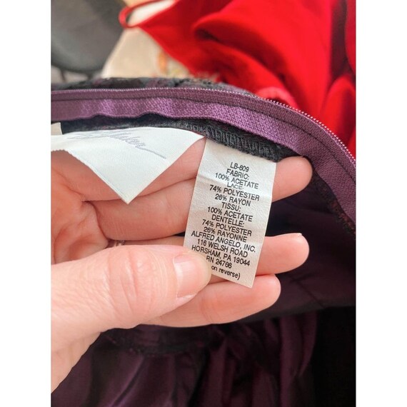 Alfred Angelo 1980s Dark Lilith High Low Gothic Prom … - Gem