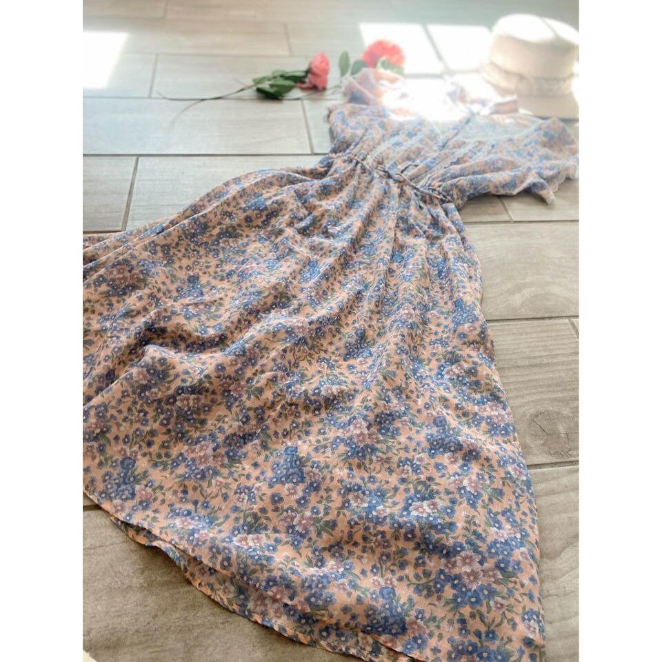 1970s oops California Floral Cottage Meets Victorian Style Sundress ...