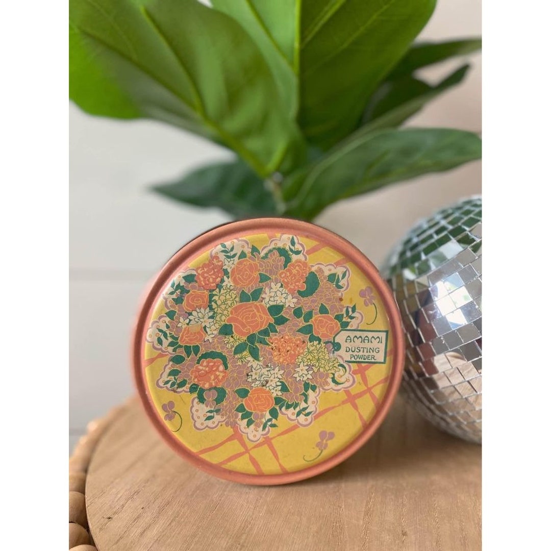 Vintage Armami 1930s Dusting Powder Round Makeup Tin - Etsy
