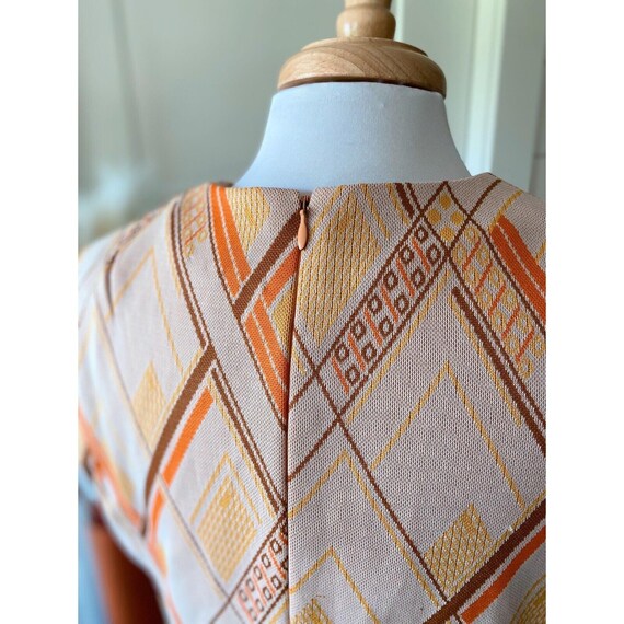 1970s VOLUP Friendly Bright Orange Mini Mod Shift Dre… - Gem
